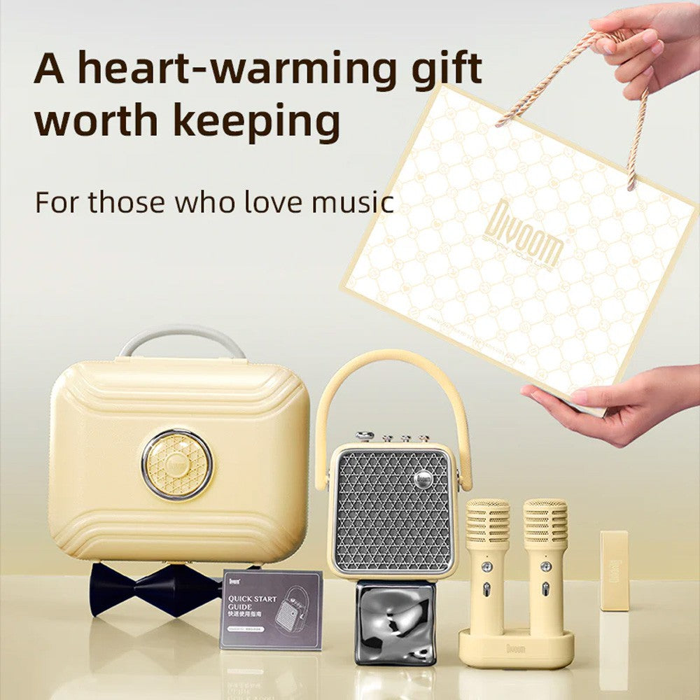 Divoom Songbird-HQ Portable Karaoke Bluetooth Speaker | Home KTV Sound ...