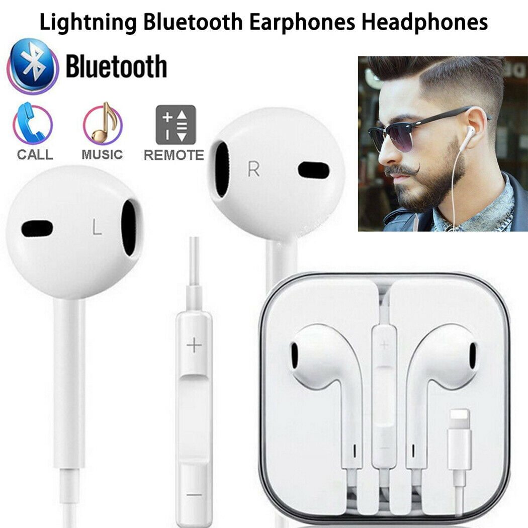 Lightning Earpods Headphone Connect Via Bluetooth - Bulit In Mic – Oz ...